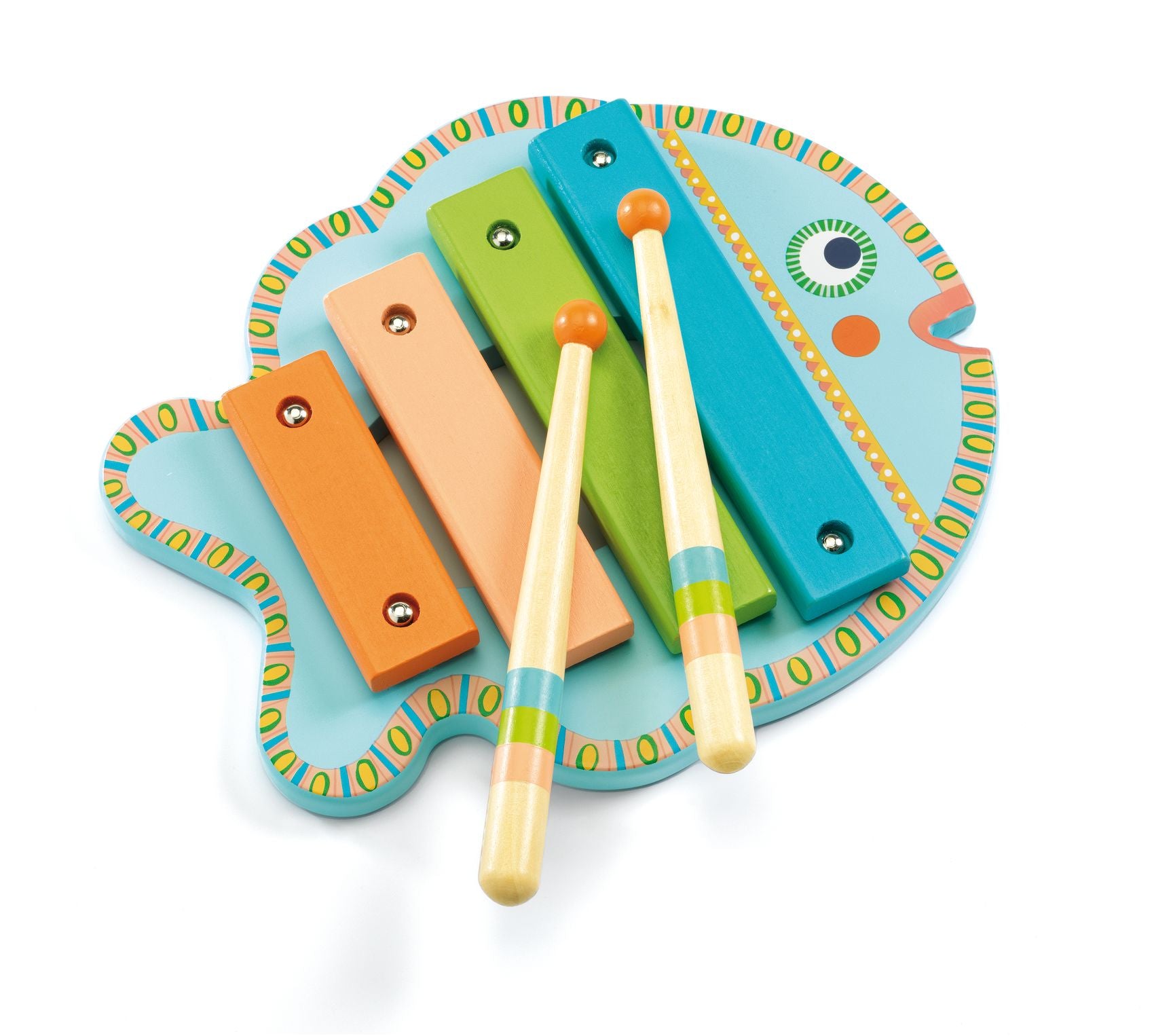 Wooden Colourful Fish Xylophone – Lillian Daph