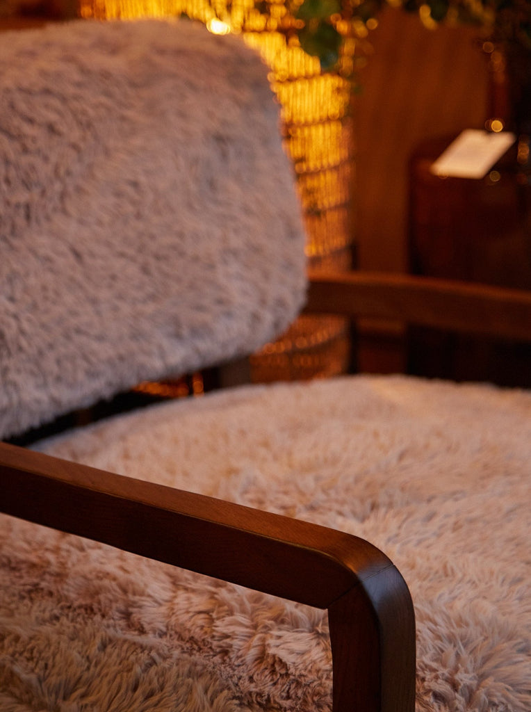 Faux Fur & Ash Arm Chair – Lillian Daph