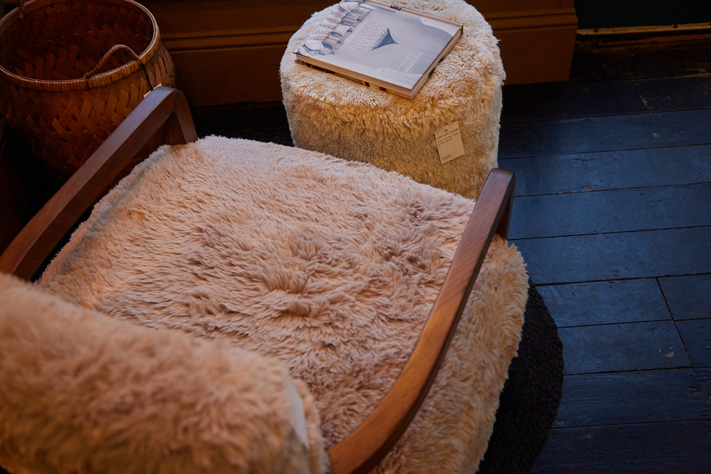 Faux Fur & Ash Arm Chair – Lillian Daph