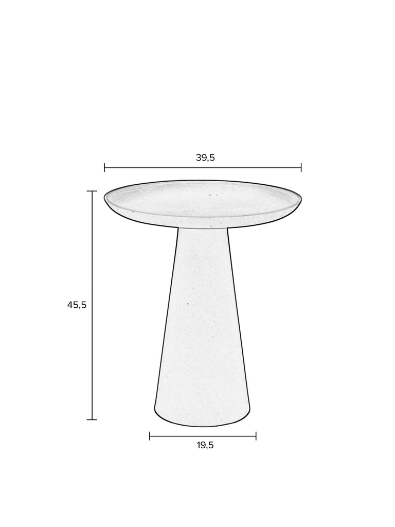 Ringar Round Side Table Blue - Large – Lillian Daph