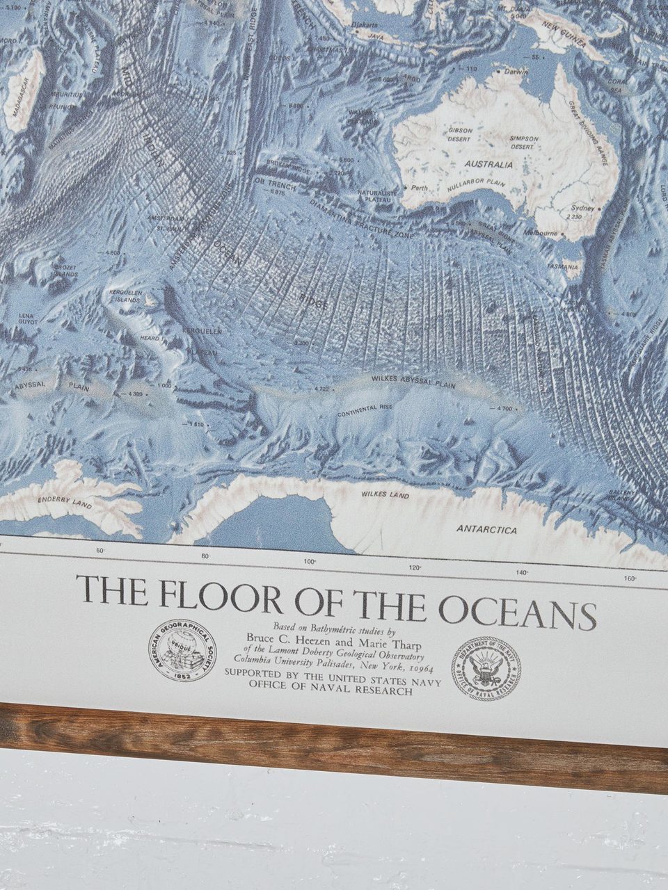 World Relief Map of the Oceans – Lillian Daph